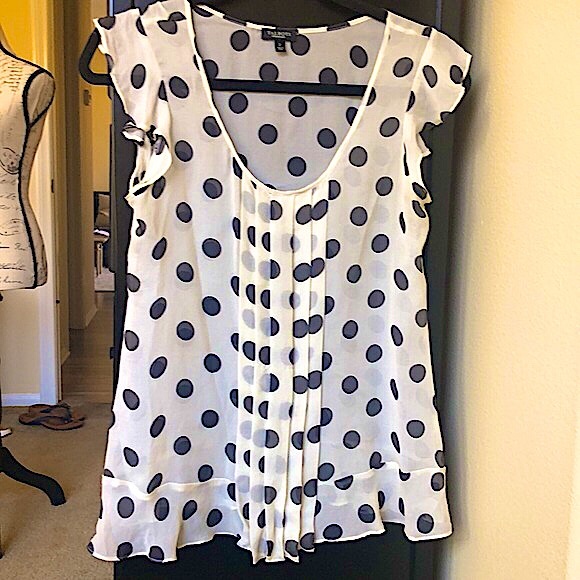 Talbots | Tops | Talbots Silk Polka Dot Blouse | Poshmark